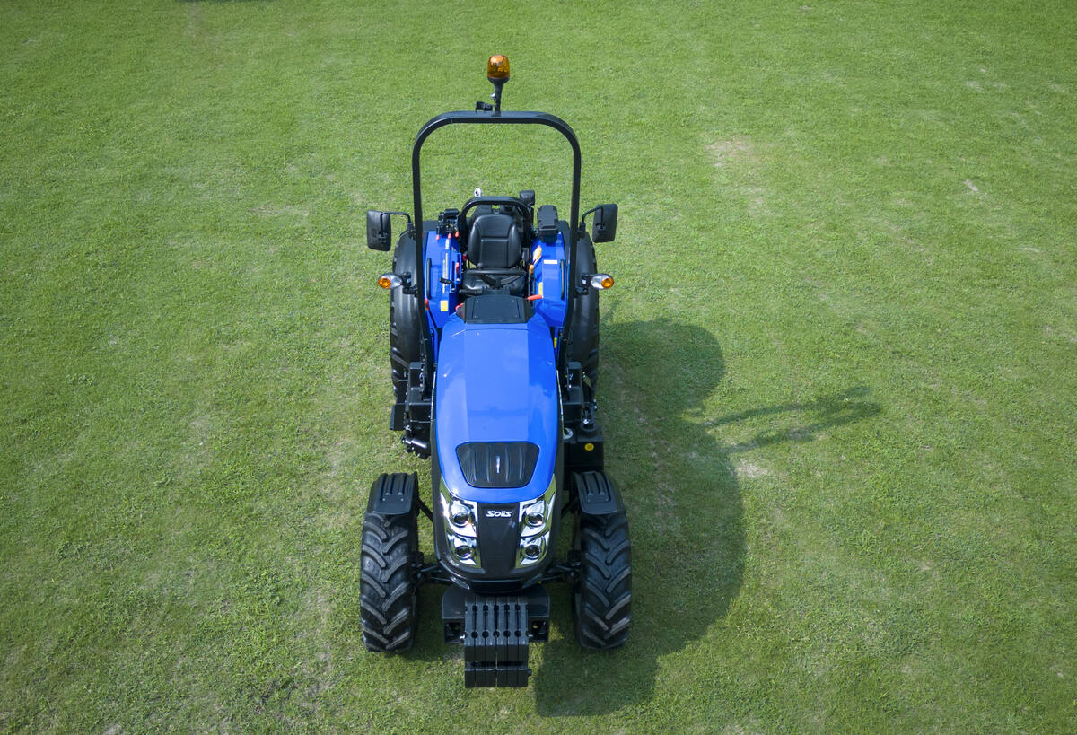 Efficient Narrow Tractor for Precision Farming | Solisworld